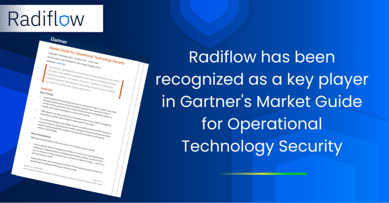 Radiflow in Gartner's OT Security Guide | Radiflow